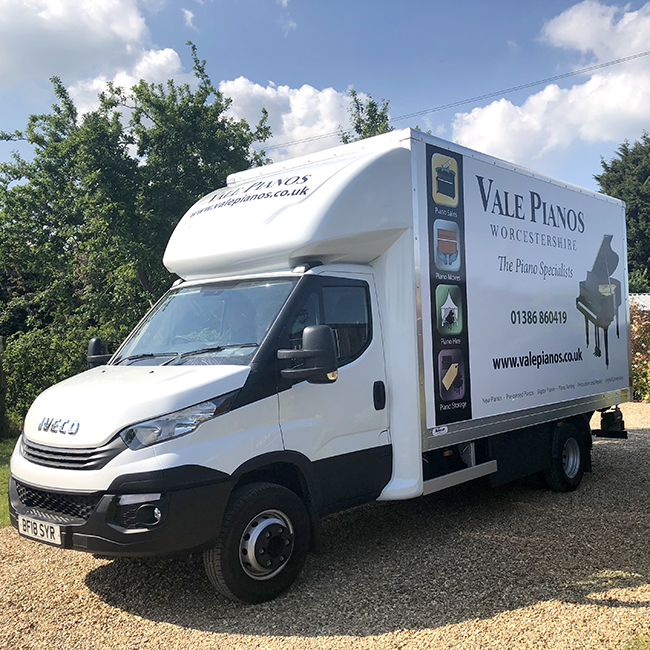 Have you seen our new vehicle? - Vale Pianos